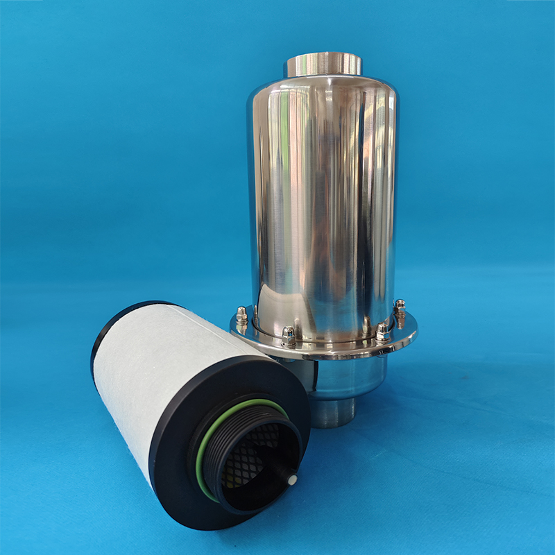 China 60m³/h Rotary Vane Vacuum Pump Oil Mist Filter factory and ...
